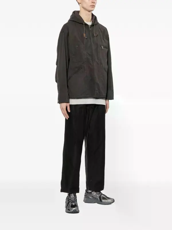 Comme Des Garçons Washed Hooded Jacket
