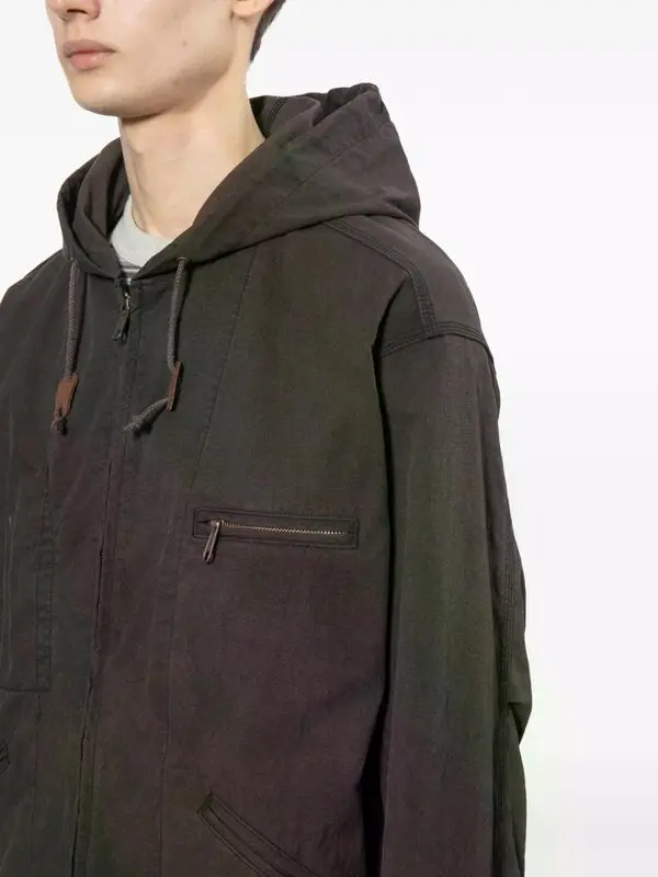 Comme Des Garçons Washed Hooded Jacket