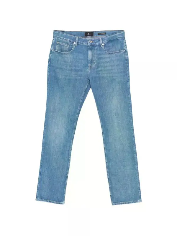 7 For All Mankind Straight Leg Jeans - Blue