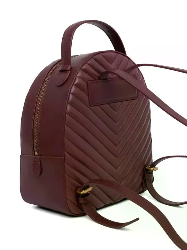 Pinko Love Chevron Backpack - Red