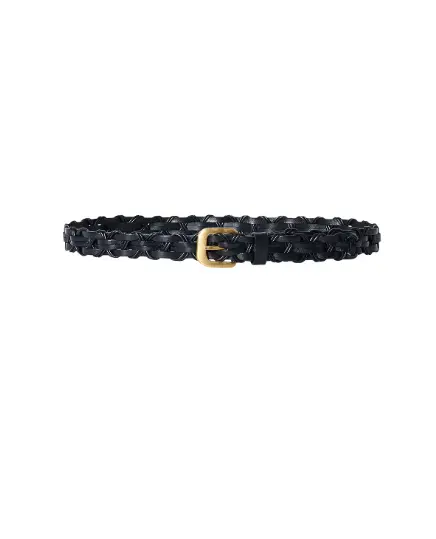 THE ROW Woven Belt - Black Ang