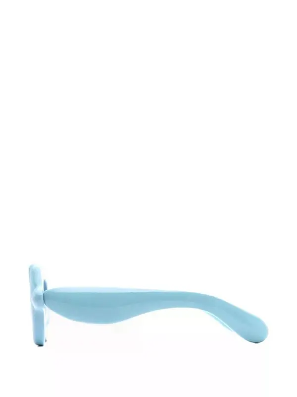 PALOCERAS Pebble Oval-frame Sunglasses - Blue