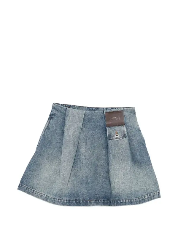 Loewe Denim Mini Skirt