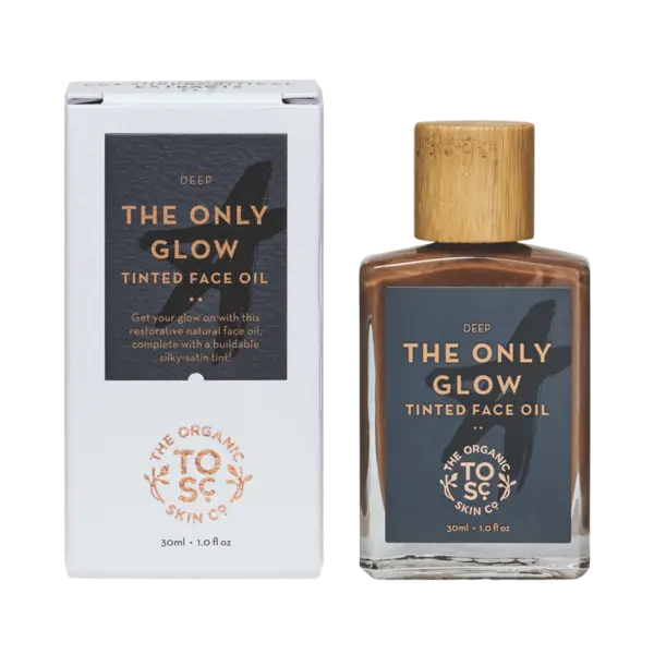 THE ORGANIC SKIN CO. The Only Glow Tinted Face Oil - Deep