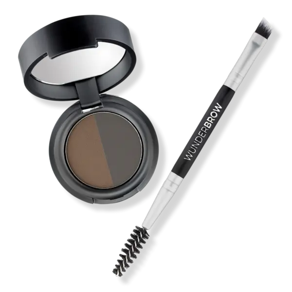 WUNDERBROW Soft Brow Define & Fill Powder Duo - Black/brown