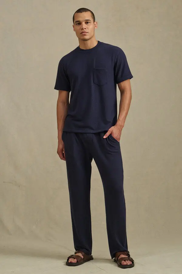 Velvet By Graham & Spencer Easton Sweatpant - Navy