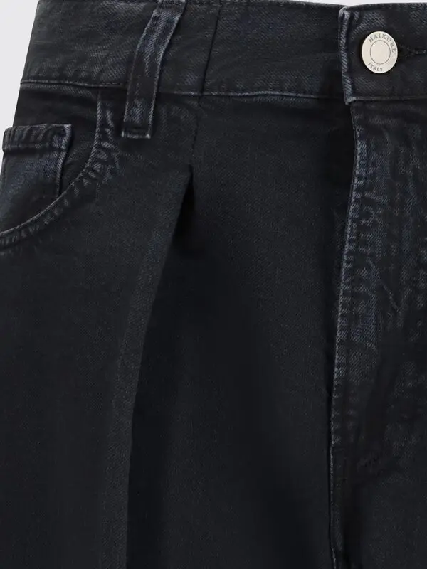 HAIKURE Wide Leg Denim Jeans - Black