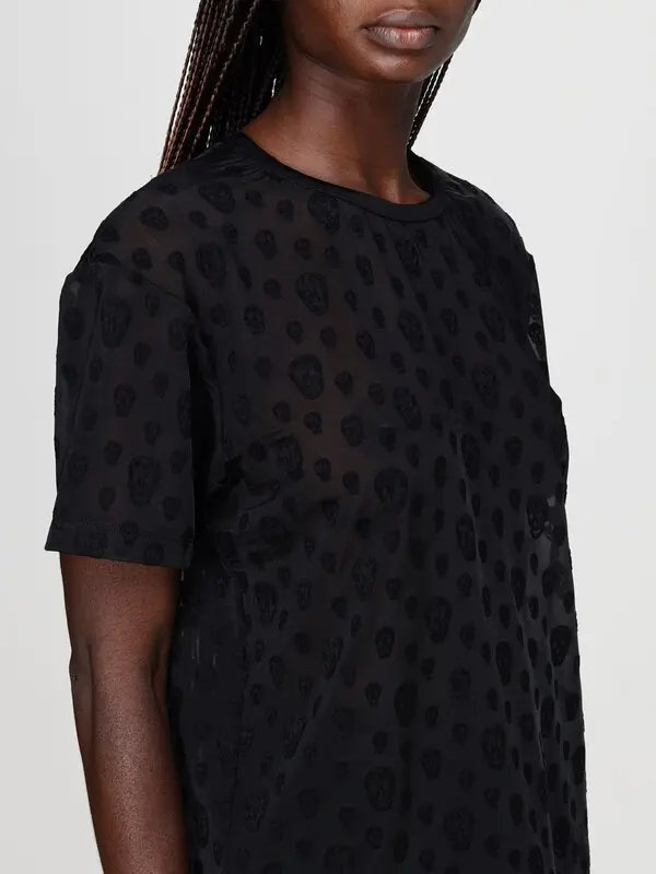 Alexander McQueen Polka Dot Tulle Top