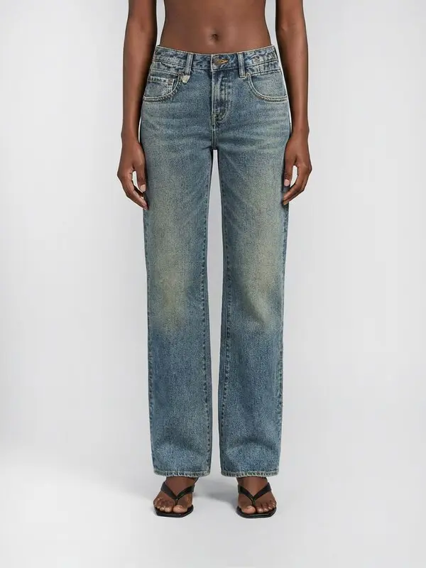 R13 Straight Leg Jeans