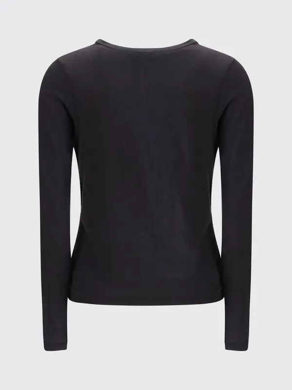 JAMES PERSE Long Sleeve V-neck Cotton T-shirt