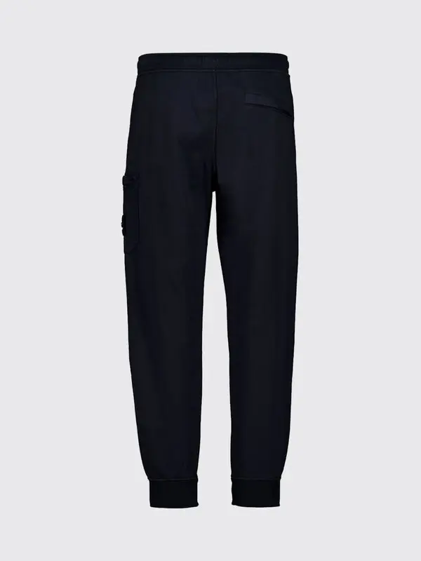 Stone Island Jogger Pants With Cargo Pocket - Blue