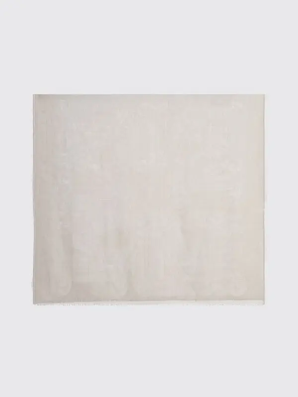 Max Mara Linen Blend Scarf - White