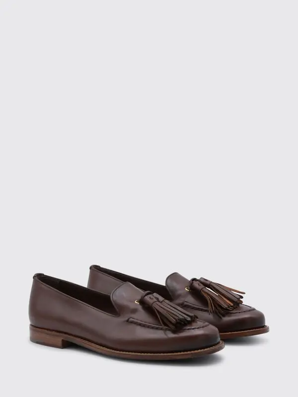 Church's Renee Leather Loafers With Tassels - Burnt