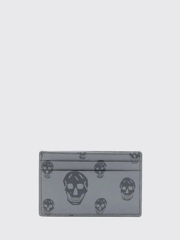 Alexander McQueen Skull Printed Leather Card Holder