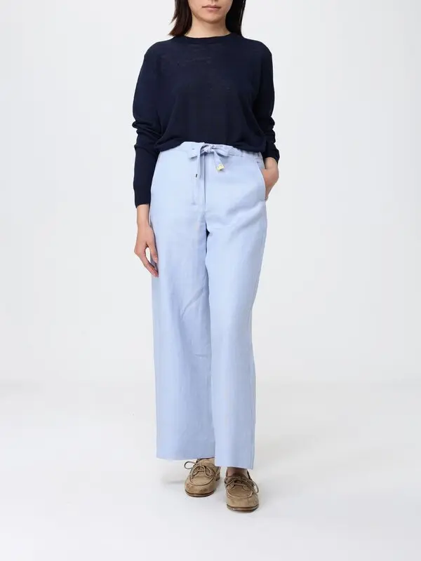 Max Mara Medea Linen Wide Leg Trousers