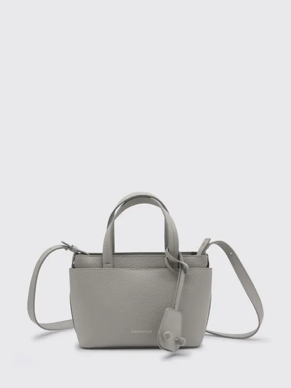 Fabiana Filippi Grained Medium Bag - Grey
