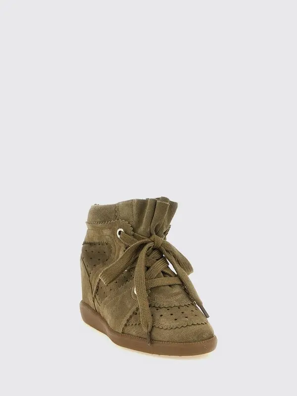 Isabel Marant Étoile Bobby High-top Suede Sneakers - Grey