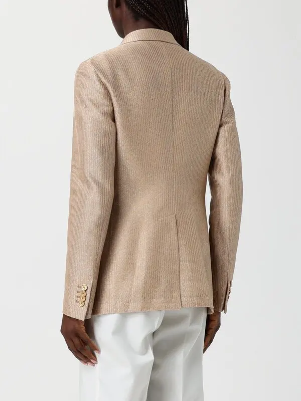 Tagliatore Double Breasted Blazer - Beige
