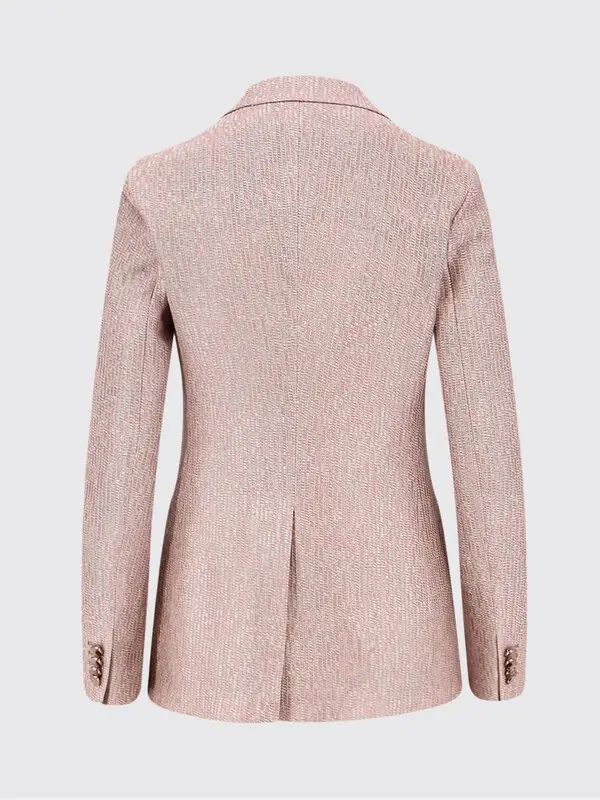 Tagliatore Cotton Double-breasted Blazer - Pink