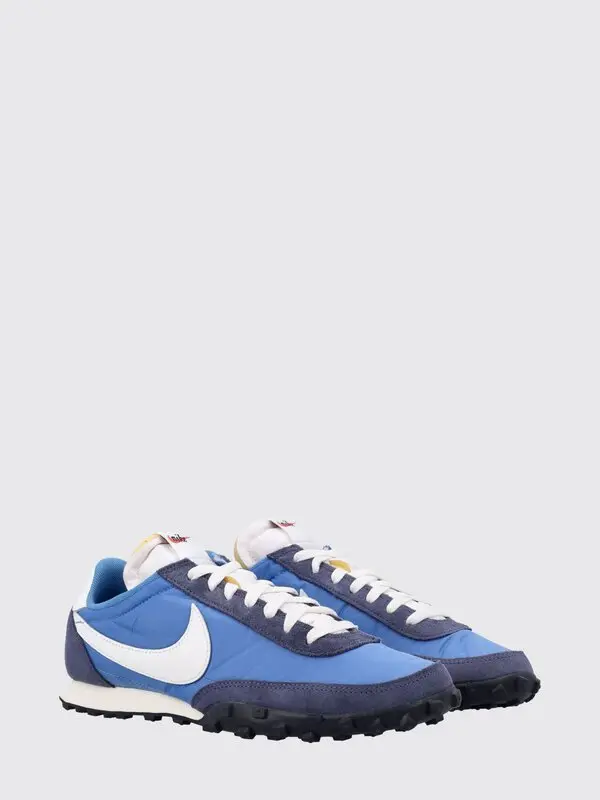 Nike Waffle Racer Nylon And Suede Sneakers - Blue
