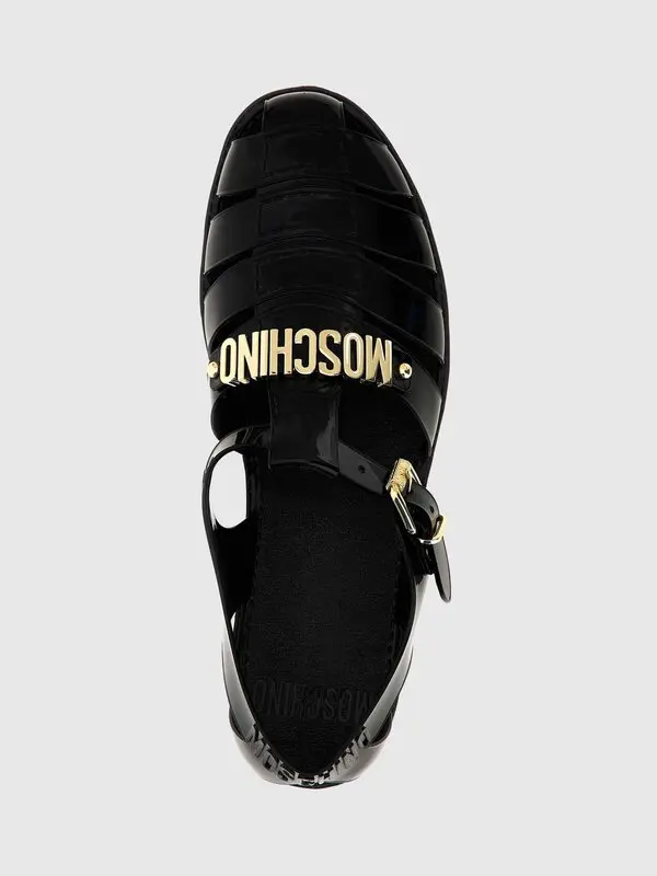 Moschino Pvc Caged Sandals