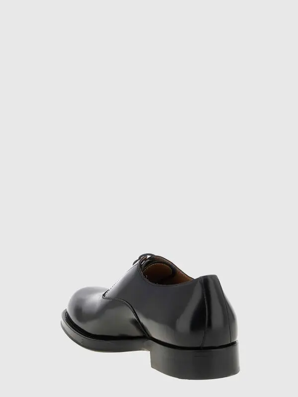 Dries Van Noten Brushed Calfskin Leather Derby Shoes