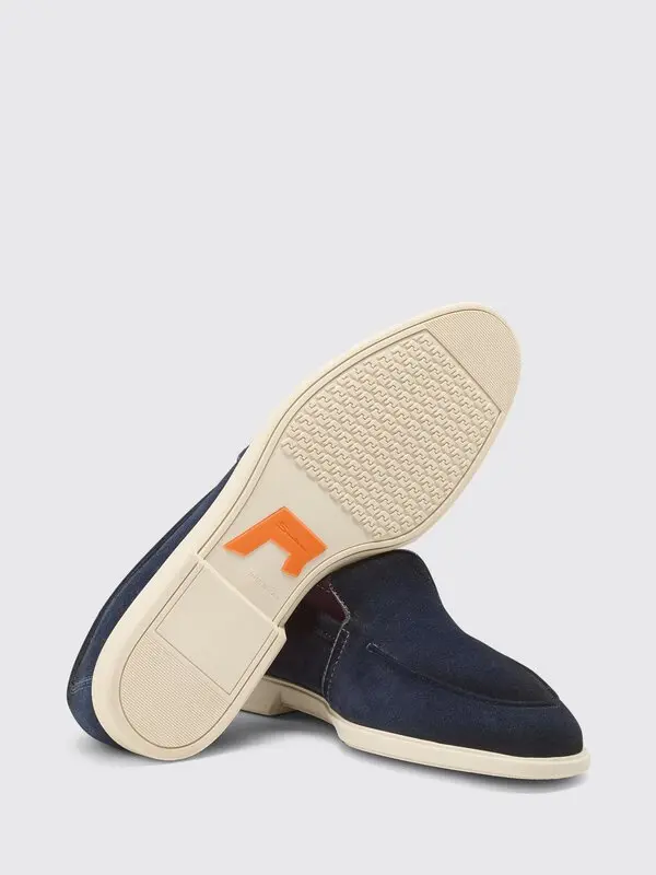 Santoni Malibu Suede Loafers