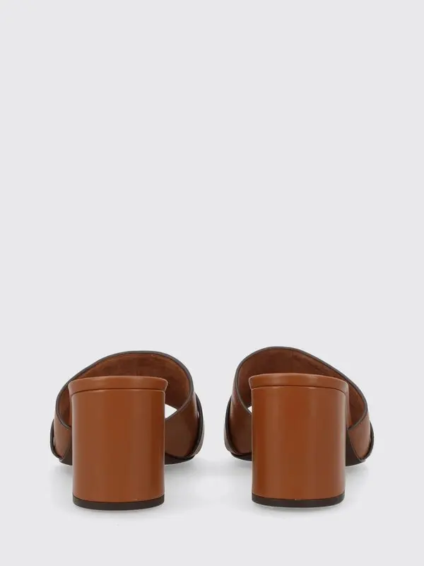 Tory Burch Leelee Leather Mules - Brown