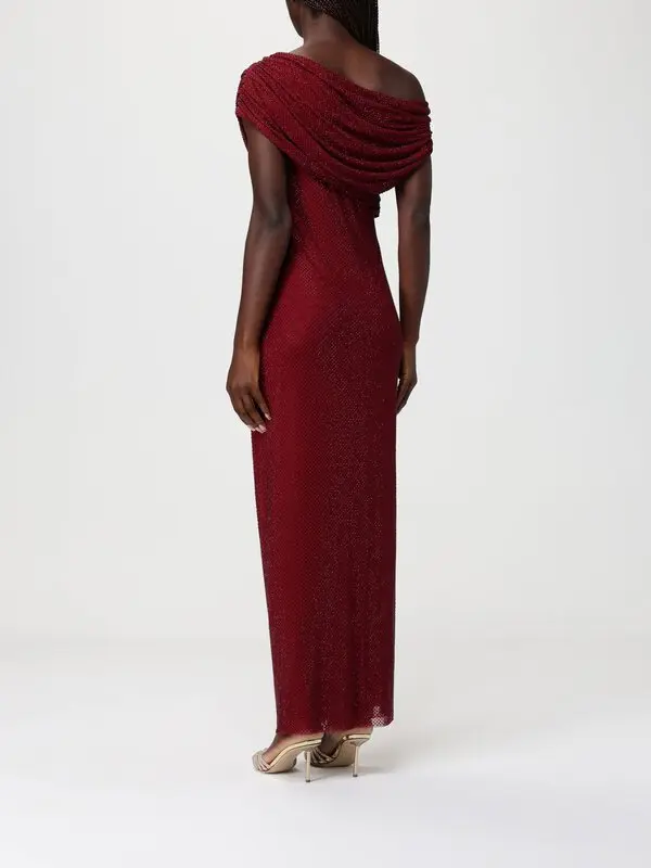SELF-PORTRAIT Dress - Burgundy