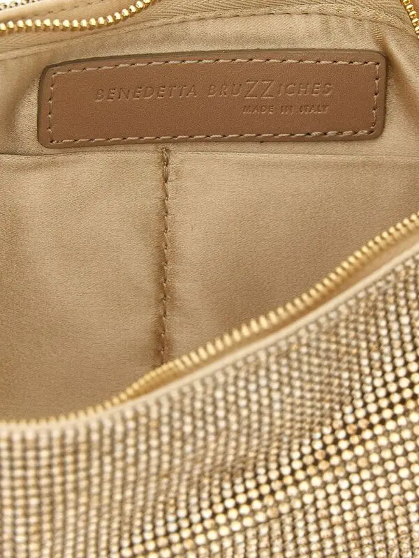 Benedetta Bruzziches Embellished Mesh Handheld Bag
