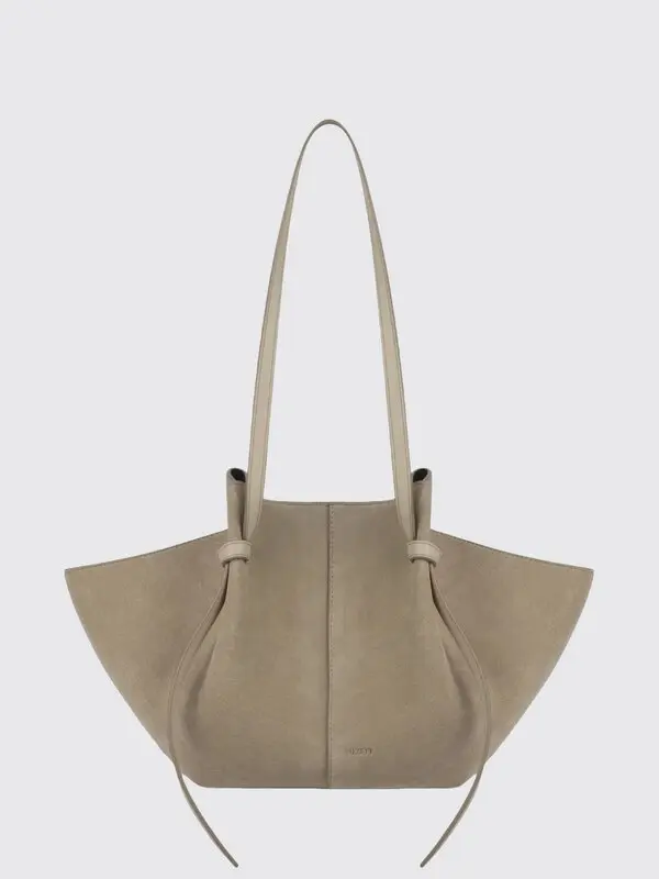 Yuzefi Mochi Leather Bag - Beige