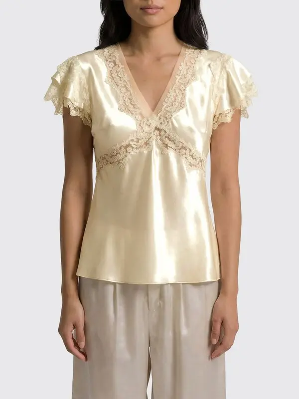 Alberta Ferretti Top - Beige