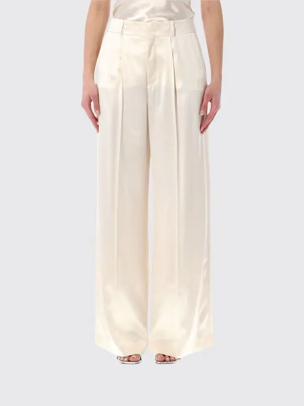 Alberta Ferretti Wide Leg Trousers - Ivory