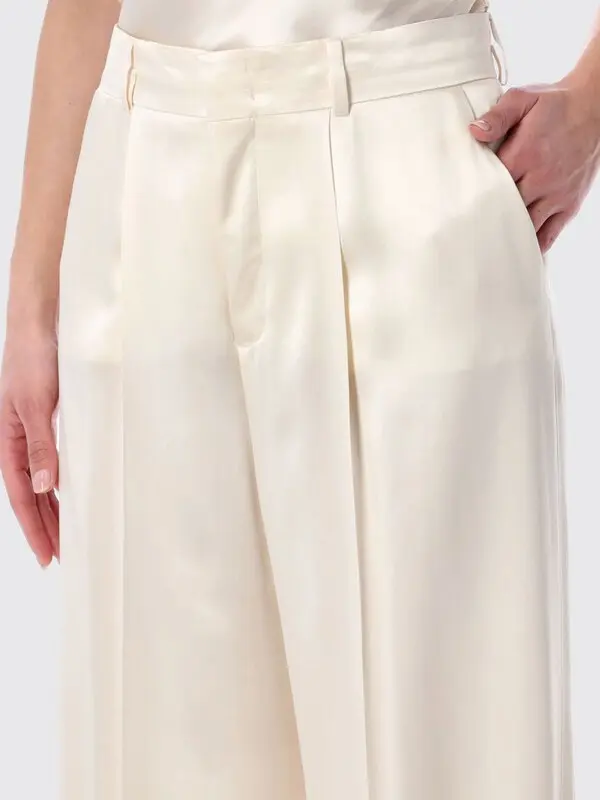 Alberta Ferretti Wide Leg Trousers - Ivory