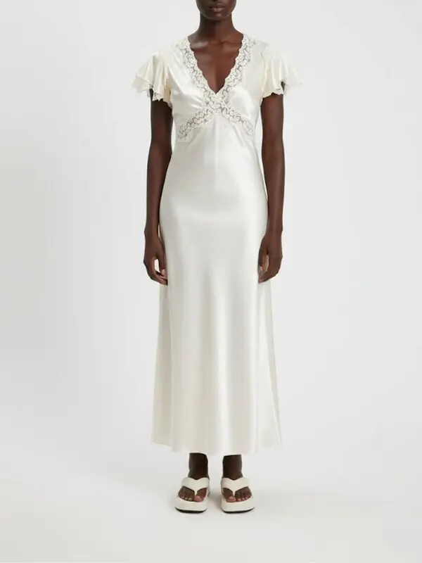 Alberta Ferretti Gown - White