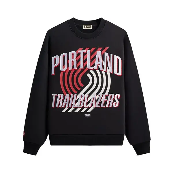Kith For Nba All-star Portland Trail Blazers Nelson Crewneck - Black
