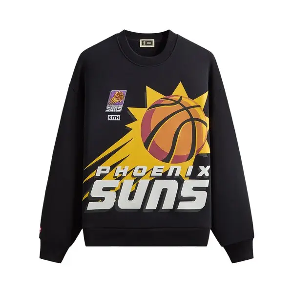 Kith For Nba All-star Phoenix Suns Nelson Crewneck - Black