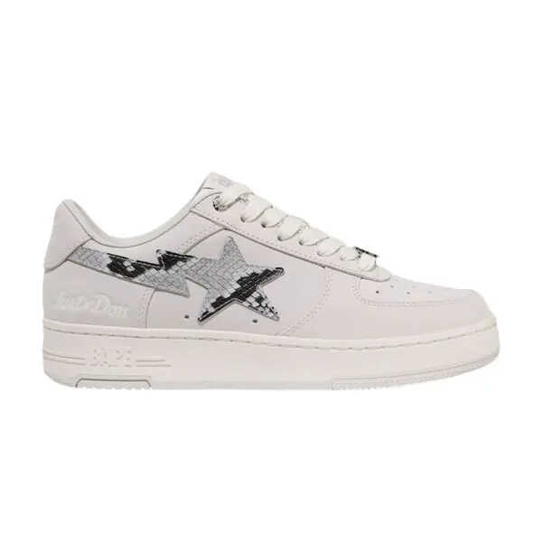 A BATHING APE Just Don X Bapesta #2 Python Sneakers