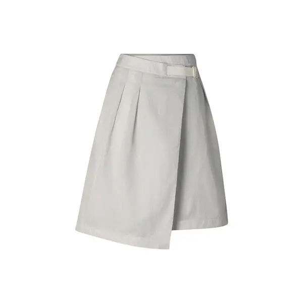 Bogner Tela Wrap Skirt - Light Gray
