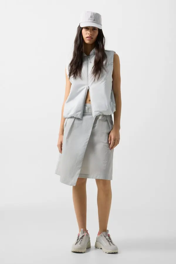 Bogner Tela Wrap Skirt - Light Gray