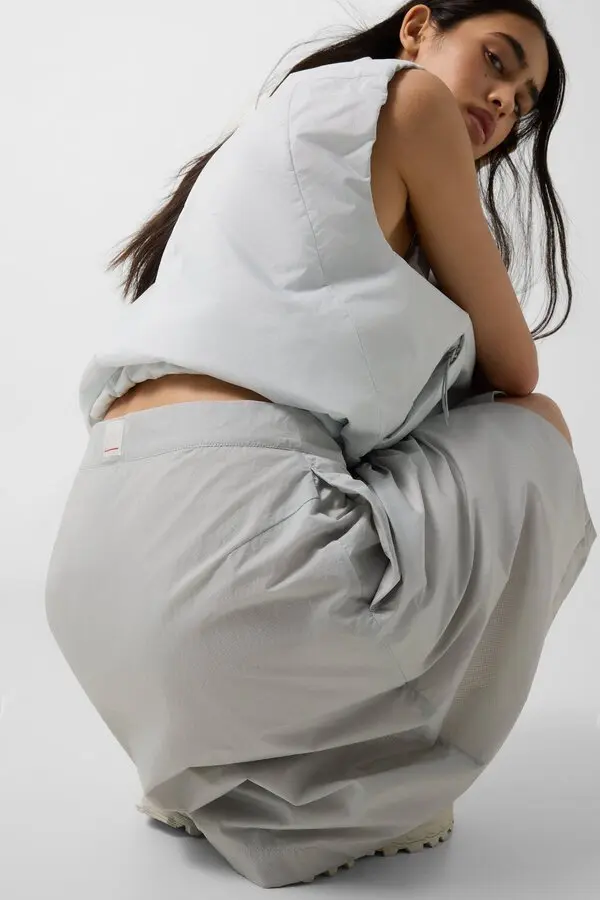 Bogner Tela Wrap Skirt - Light Gray