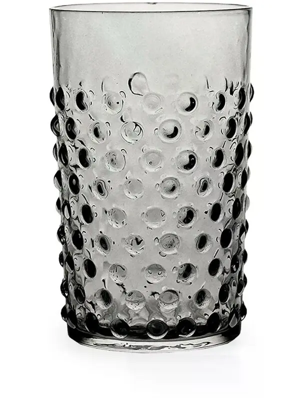 KLIMCHI Hobnail Textured-finish Tumblers - Grey