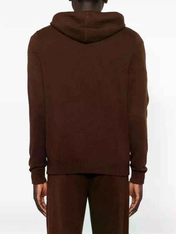 Eric Bompard Hooded Cashmere Hoodie - Brown