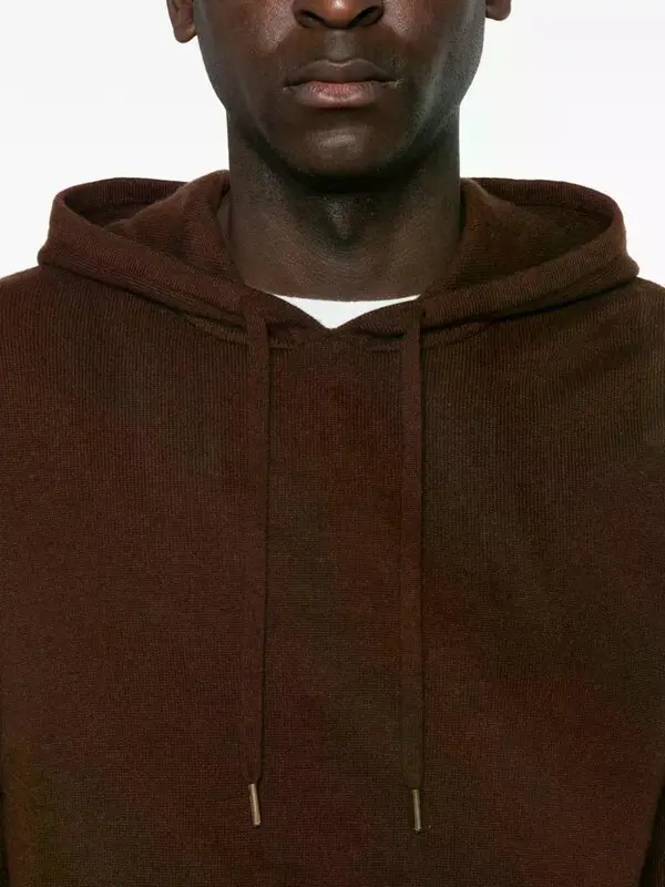 Eric Bompard Hooded Cashmere Hoodie - Brown