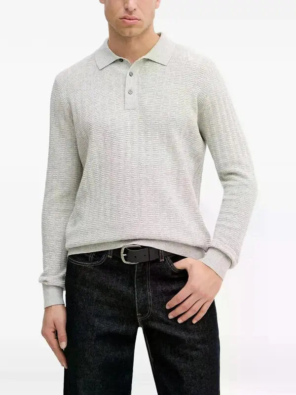 Barbour Smeaton Buttoned Knitted Polo Shirt