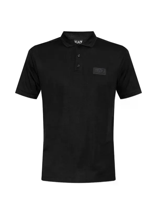 EA7 Button Logo Polo Shirt