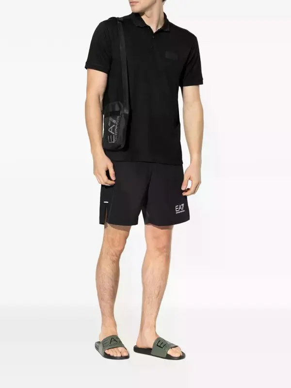 EA7 Button Logo Polo Shirt