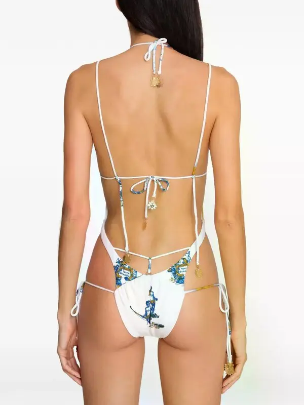 AMIR SLAMA Sun Graphic Two-piece Swimsuit