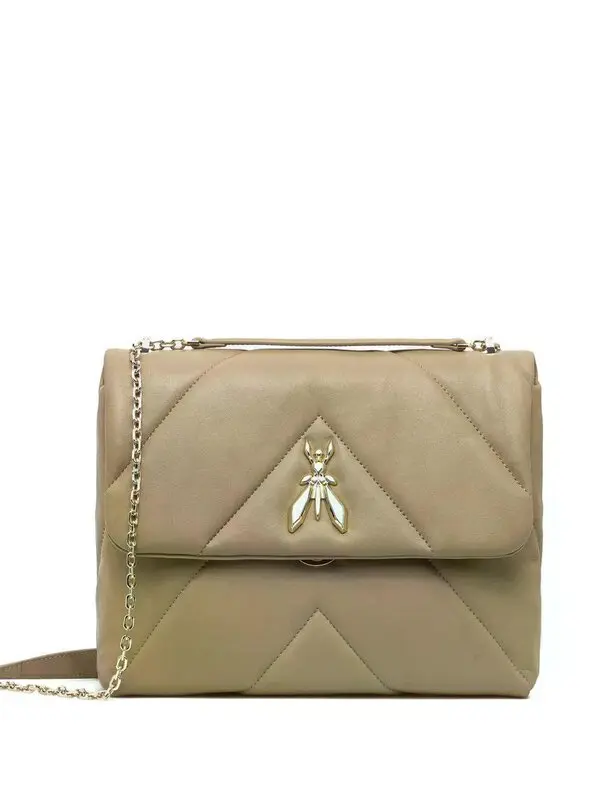 Patrizia Pepe Padded Flap Bag With Top Handle