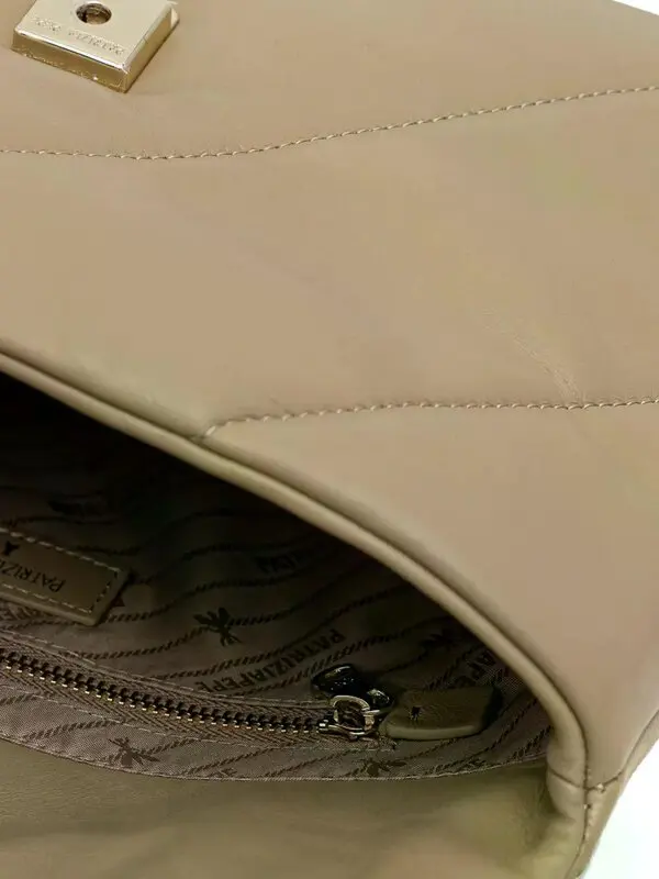 Patrizia Pepe Padded Flap Bag With Top Handle